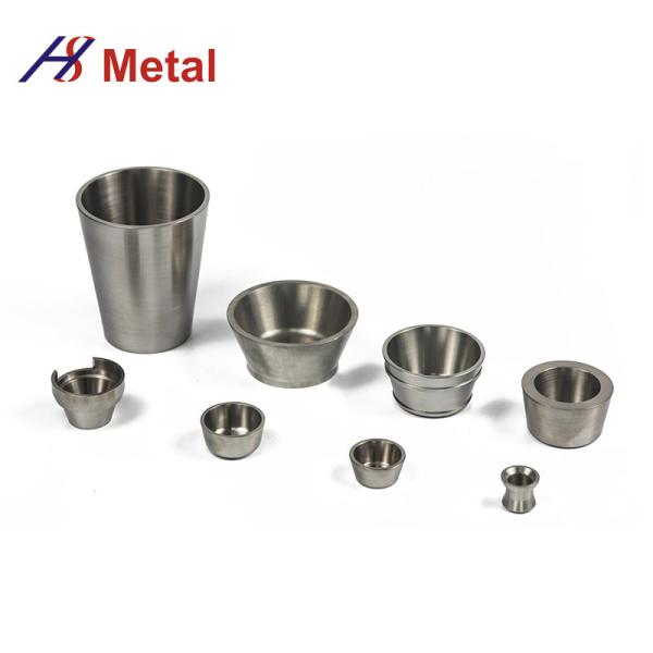 Quality Vacuum Coating Mo Crucibles Molybdenum Barrel Shaped In Metallurgical Industry for sale