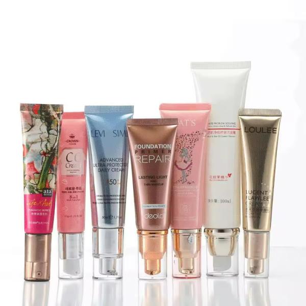 Quality Airless BB Cream Tube 10ml 15ml 20ml 30ml Cosmetic Tube With Pump for sale