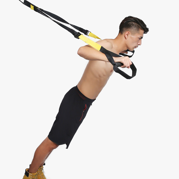 Quality Indoor 2 Belts Long Resistance Bands , 210CM Suspension Trainer Bands for sale