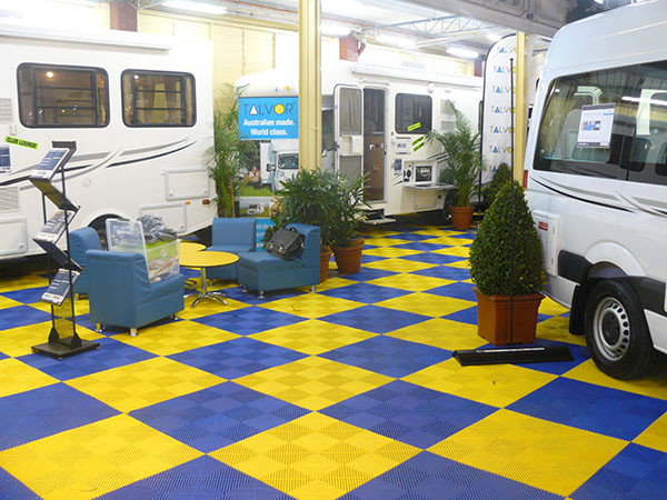 Quality Temperature Resistant Polypropylene Garage Flooring Interlocking Garage Flooring for sale