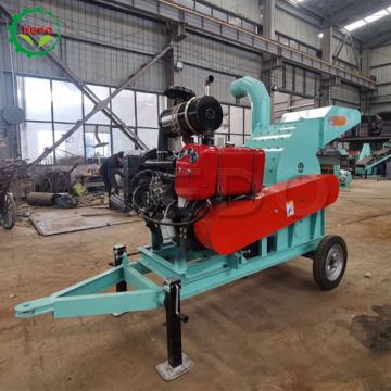 Quality Mobile Diesel Engine Industrial Wood Hammer Mill with 2580r/min Rotating Speed for sale