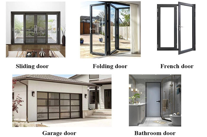 Types of Aluminum Glass Doors