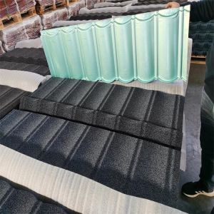 Quality Low-maintenance metal roofing with a stone exterior for sale
