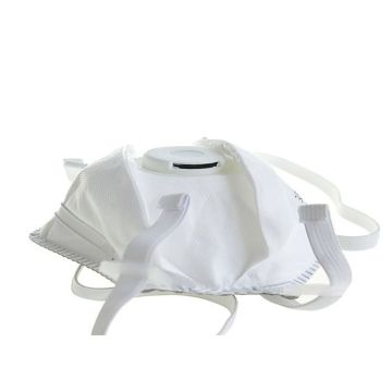 Quality Fluid Proof FFP2 Dust Mask Anti Pollution Single Use With Adjustable Head Strap for sale