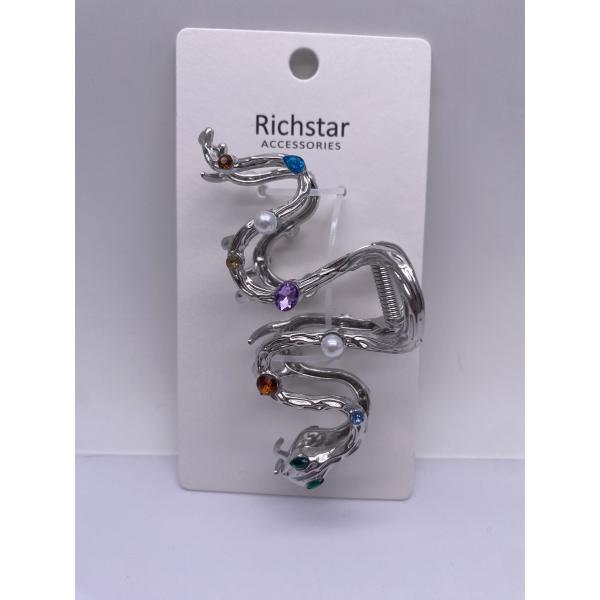 Quality Daily Reusable Metallic Hair Claw , Multi Function Metal Jaw Clips for sale