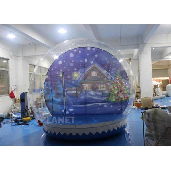 Quality Durable PVC Tarpaulin Outdoor Inflatable Snow Globe Customzied Logo for sale