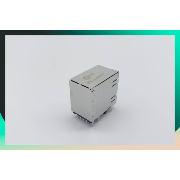 Quality Through Hole Mounting 8P8C 2X1 RJ45 Network Connector for sale