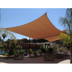 Quality Waterproof Square Sun Shade Sail For Swimming Pool for sale