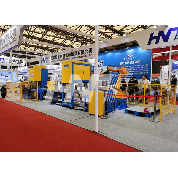 Quality Cable Wrap Automatic Shrink Packaging Machine Plc Touch Screen Control Set for sale