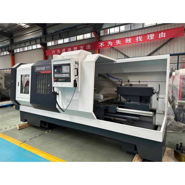 Quality CK6165E CNC Flat Bed Lathe: High Rigidity for Heavy Roughing & Precision for sale