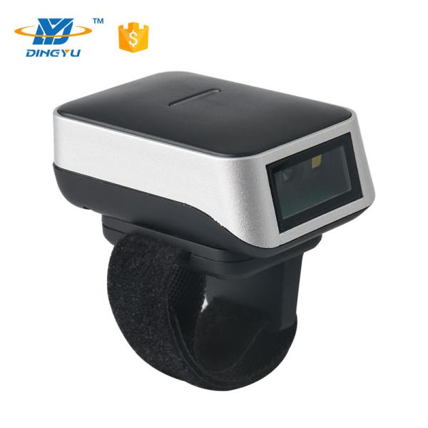 Quality Wireless 2.4G Bluetooth Barcode Reader , Wearable 2D Reader DI9010 Auto Sense for sale