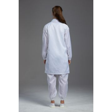 Quality Anti Static ESD cleanroom muticolor autoclavable labcoat smock for grade 1000 for sale