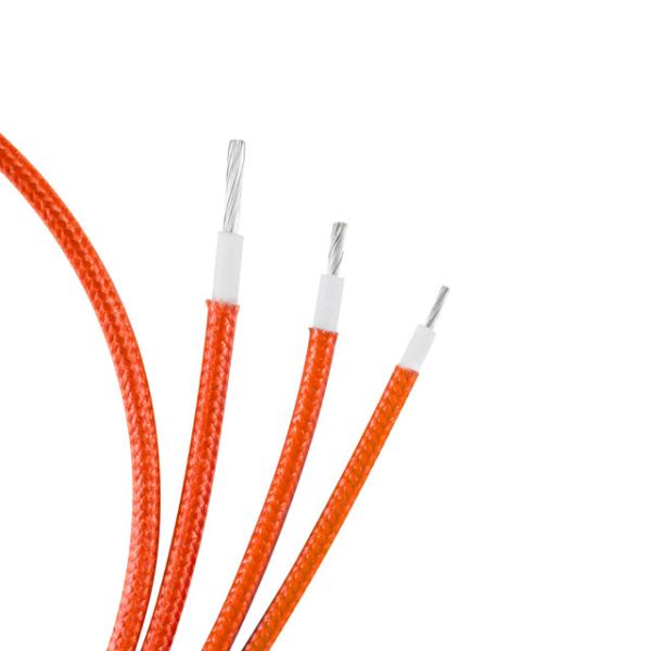 Quality Coffee Machine High Temp Lead Wire , Fiberglass Braided Electrical Wire for sale