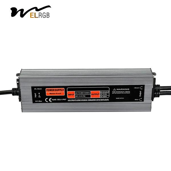 Quality IP67 Smps Transformer LED Strip Light Parts 200W Switching Power Transformer for sale
