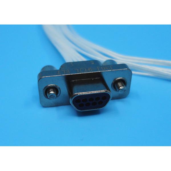 Quality 500 Cycles Durability Rectangular J30j Connector With 500mm AFR250 White Cable for sale