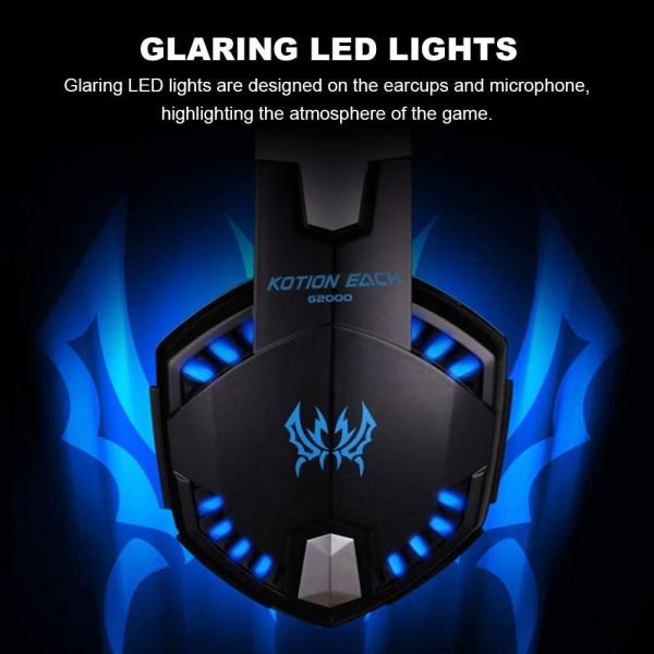 Quality Kotion Each G2000 50mm 2.2kohm 2.2m Stereo Gaming Headset for sale