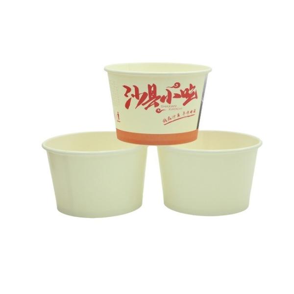 Quality Compostable Paper Soup Cup Freezer Safe With PLA Lined ISO9001 for sale