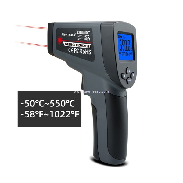 Quality Kaemeasu Household Infrared Thermometer Food Temperature Gun DC9V Battery Powered for sale
