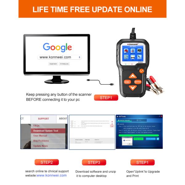 Quality Multi-Languages Vehicle Diagnostic Scanner Battery Tester For All 6-12V for sale