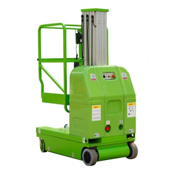 Quality 8m Working Height Vertical Lifting Platform , Single Mast Aerial Work Platform for sale