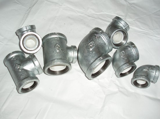 Quality NPT Galvanized Malleable iron pipe fittings for sale