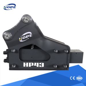 Quality SIDE TYPE ROCK EXCAVATOR HYDRAULIC BREAKER ALLOY STEEL 4.5-7 TON SANY75 for sale