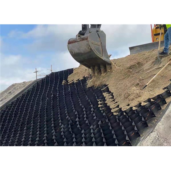 Quality Erosion control 1.7mm Geocell Road Construction For Retaining Wall for sale
