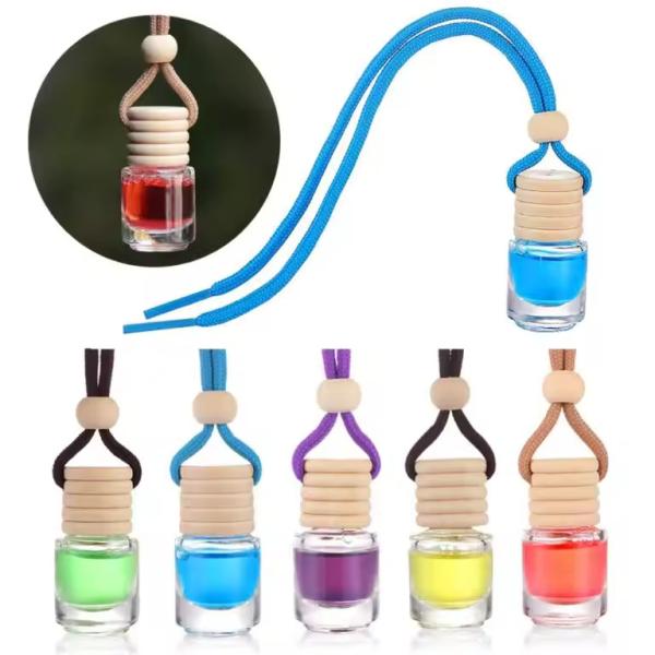 Quality Glass Bottles Perfume Bottle Pendant For Car Ornament for sale