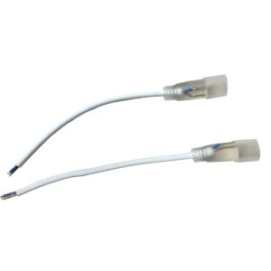 Quality Round Shape Neon Light Accessories 12V / 24V Led Neon Flex Power Cord for sale