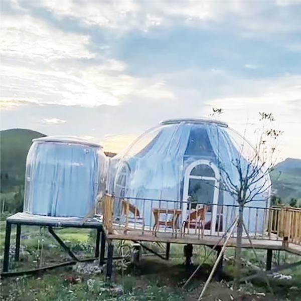 Quality Outdoor Camping Transparent Bubble Tents Lightweight UV Protection for sale