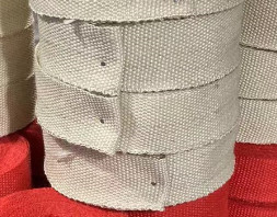 Quality White Glass Cloth Insulation Tape Plain Weave 1.5mm 38mm for sale