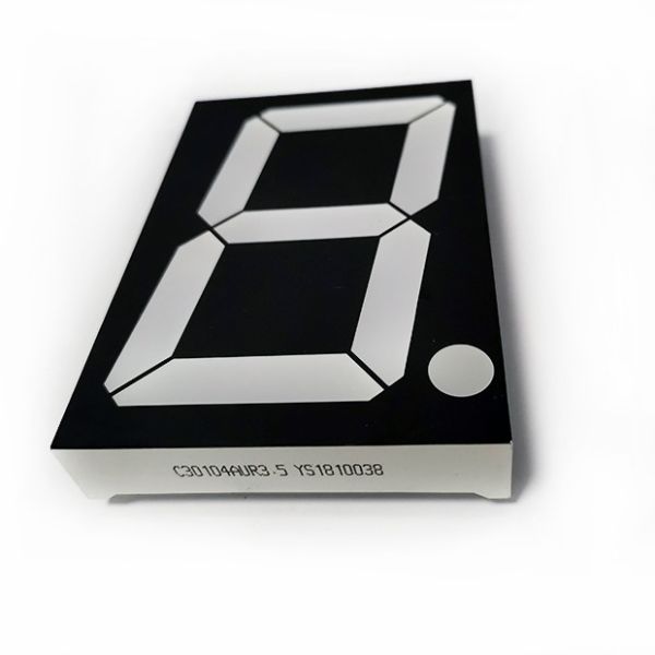 Quality Indoor Outdoor Usage 1 Digit 7 Segment LED Displays Big Size 3.0inch for sale