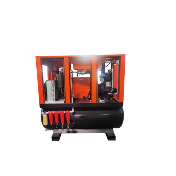 Quality Screw Laser Cutting Air Compressor Air Tank Mounted Variable Frequency 15Kw 20Hp for sale