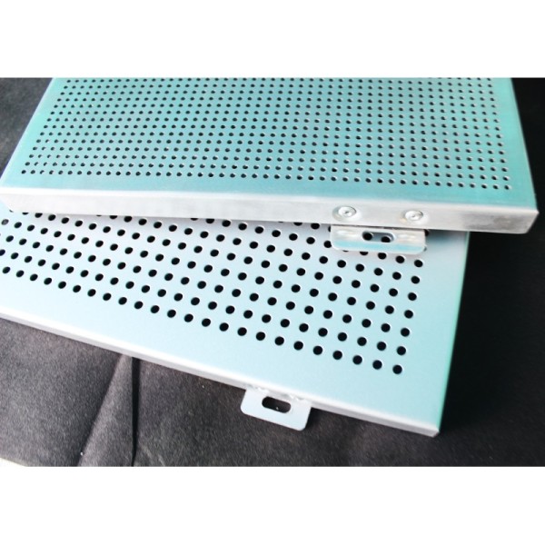 Quality Roof Aluminum Wall Panels / Perforated Acoustic Metal Ceiling Tiles Sheet for sale