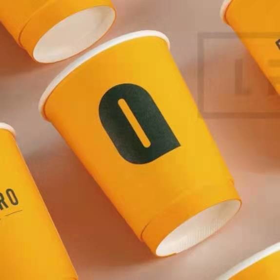 Quality 100% Biodegradable Disposable 8OZ Sugarcane Bagasse Pulp Paper Cup Custom Logo for sale