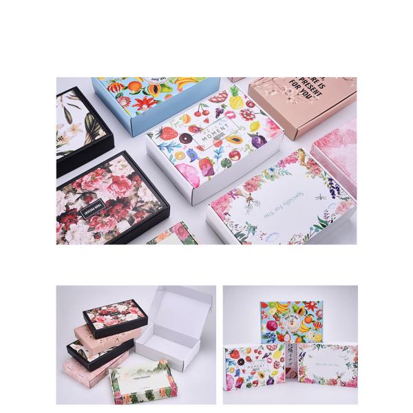 Quality Corrugated OEM ODM Patterned Custom Apparel Boxes Eco Friendly for sale
