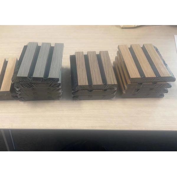 Quality Spray Coated Fireproofed Polyester Fiber Acoustic Wall Panels for sale