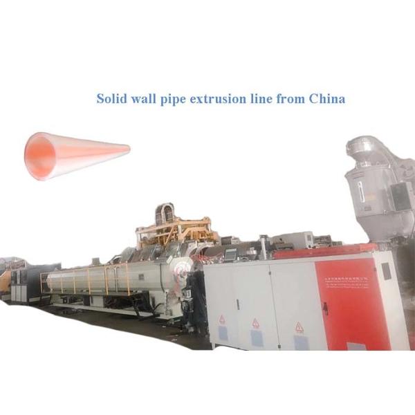 Quality Extrusion Molds 0L/D PLC HDPE Pipe Extrusion Line for sale