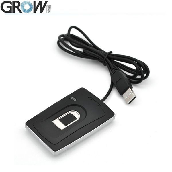 Quality GROW R106 ISO ANSI Standard Biometric Desktop Capacitive USB Fingerprint Reader Support Windows Android for sale