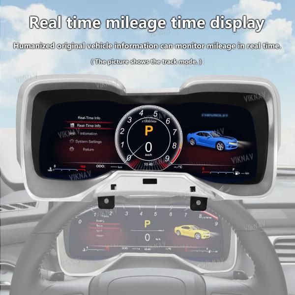 Quality VIKNAV CockPit LCD Speedometer Car Instrument Cluster For Chevrolet Camaro 2010 for sale