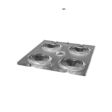 Quality Multipurpose 5050 Street Light Lens Model , Scratch Resistance Square LED Lens for sale