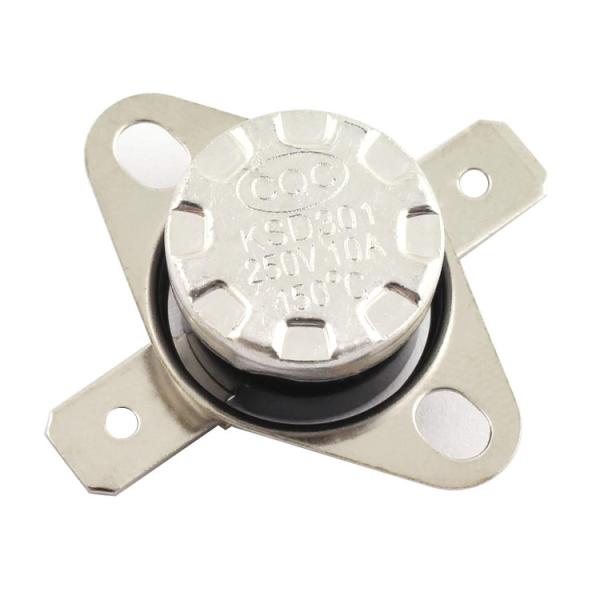 Quality 4.8mm Bimetal Thermal Protection Switch / Adjustable Thermostat Switch 250V for sale