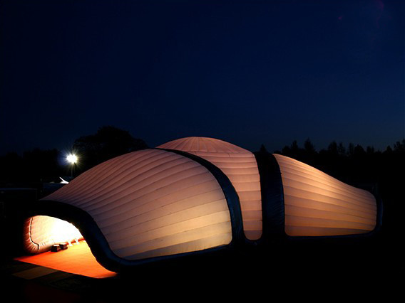 Quality Inflatable Outdoor Camping Tent With LED Light Strip for sale