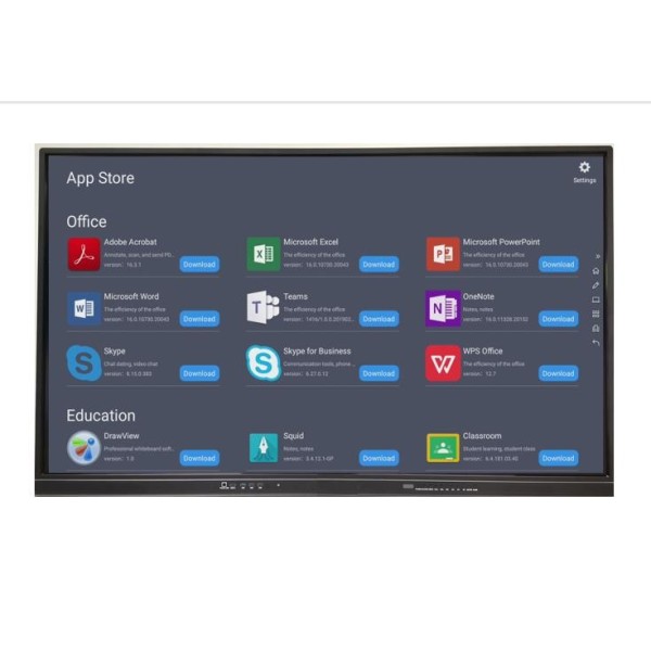 Quality 86" LED Interactive Whiteboard Super Slim Frame wall mount for sale