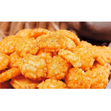 Quality Cheese Flavor Chilli Rice Cracker Mix Snack Fried Crispy Foods for sale