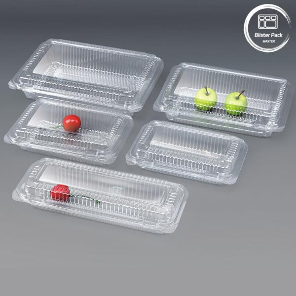 Quality Custom Transparent Disposable Fruit Container - Plastic PET Tray For Fresh for sale