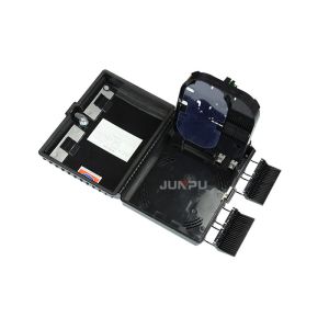 Quality Black 16 Core Fiber Optic Cable Termination Box ABS 1X16 SC PLC Splitter for sale