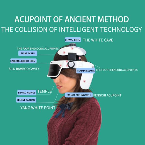 Quality Ultimate Comfort Hotel-Friendly Head Massager with Hot Compress and USB Power for sale