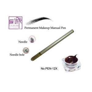 Quality 110mm Permanent Makeup Lock-in Device Manual Tattoo Pen for Eyebrow Tattooing for sale