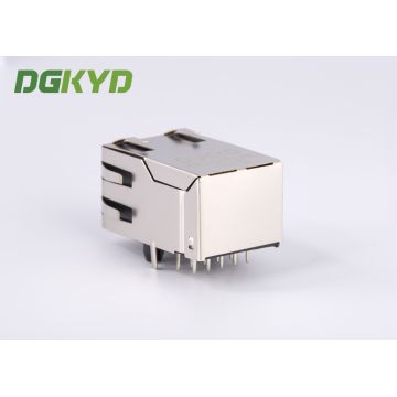 Quality Metal Shielded CAT6 10 Pin Rj45 Connector KRJ -300CNL High Performance for sale